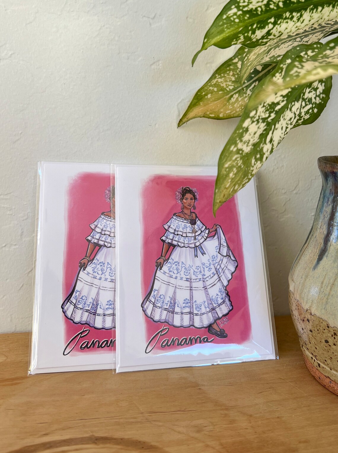 Panama Card - Panamanian, Latina Art, Durable Vinyl, Central America ...