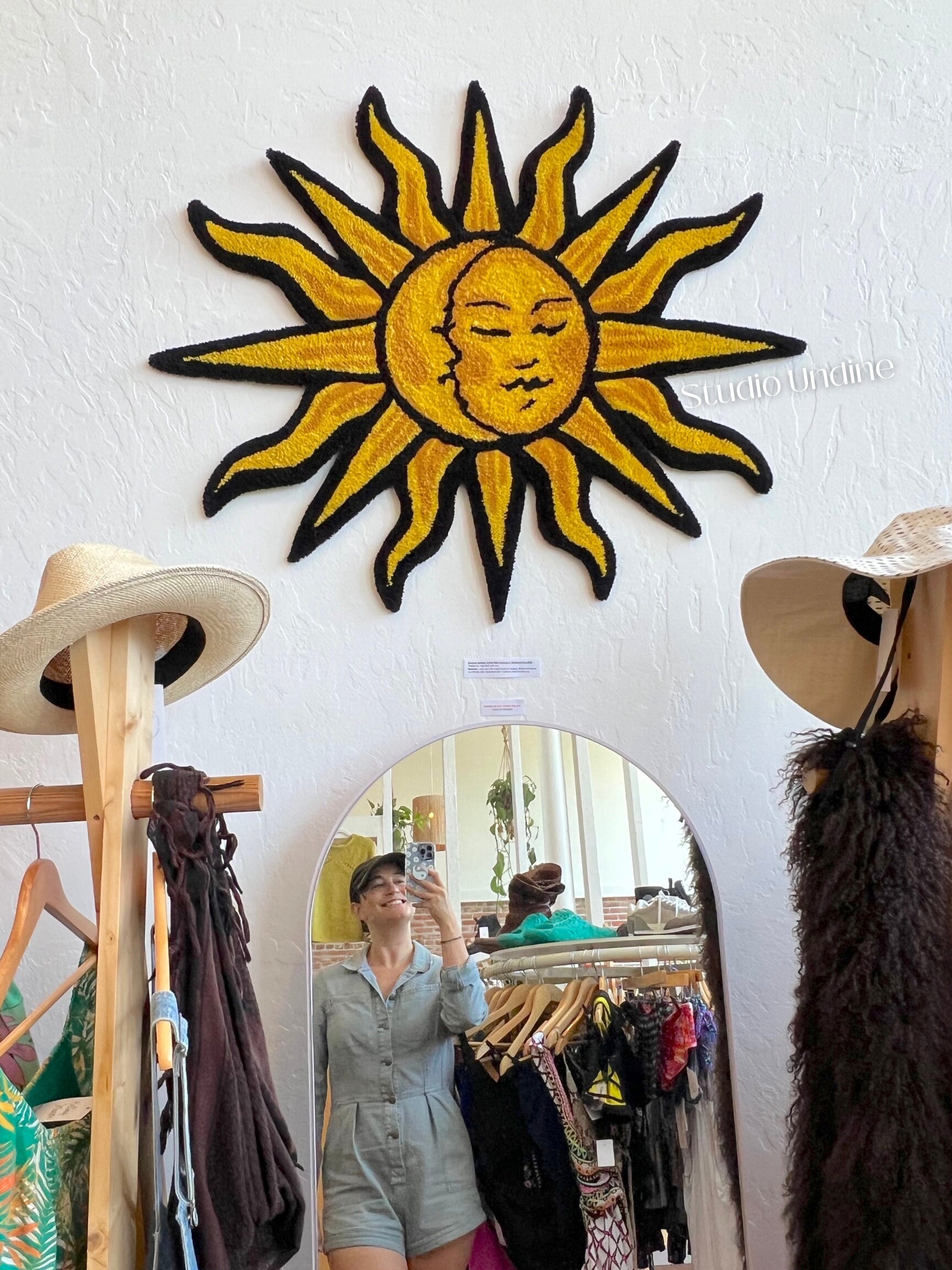 MADE TO ORDER Tufted Sun and Moon Rug - Celestial , Lunar Design ...