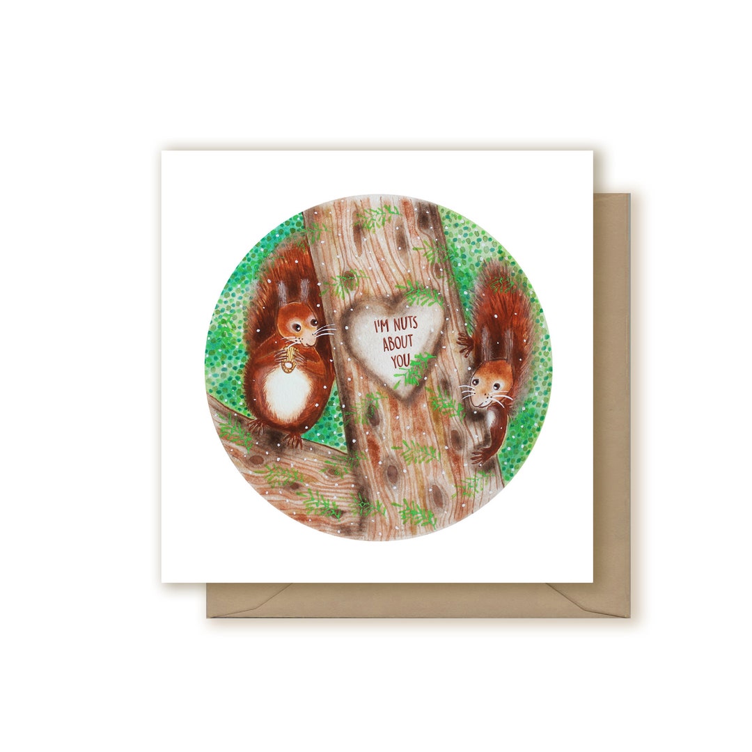 I'm Nuts About You - Valentines Day - Etsy