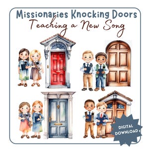Missionary Knocking Doors Activity for Primary Singing Time Idea ...