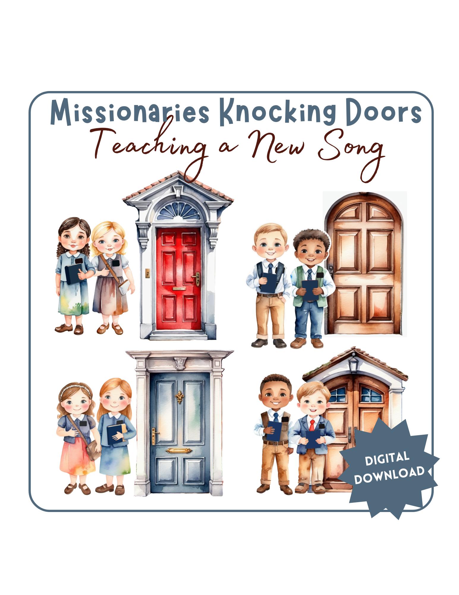 Missionary Knocking Doors Activity for Primary Singing Time Idea ...