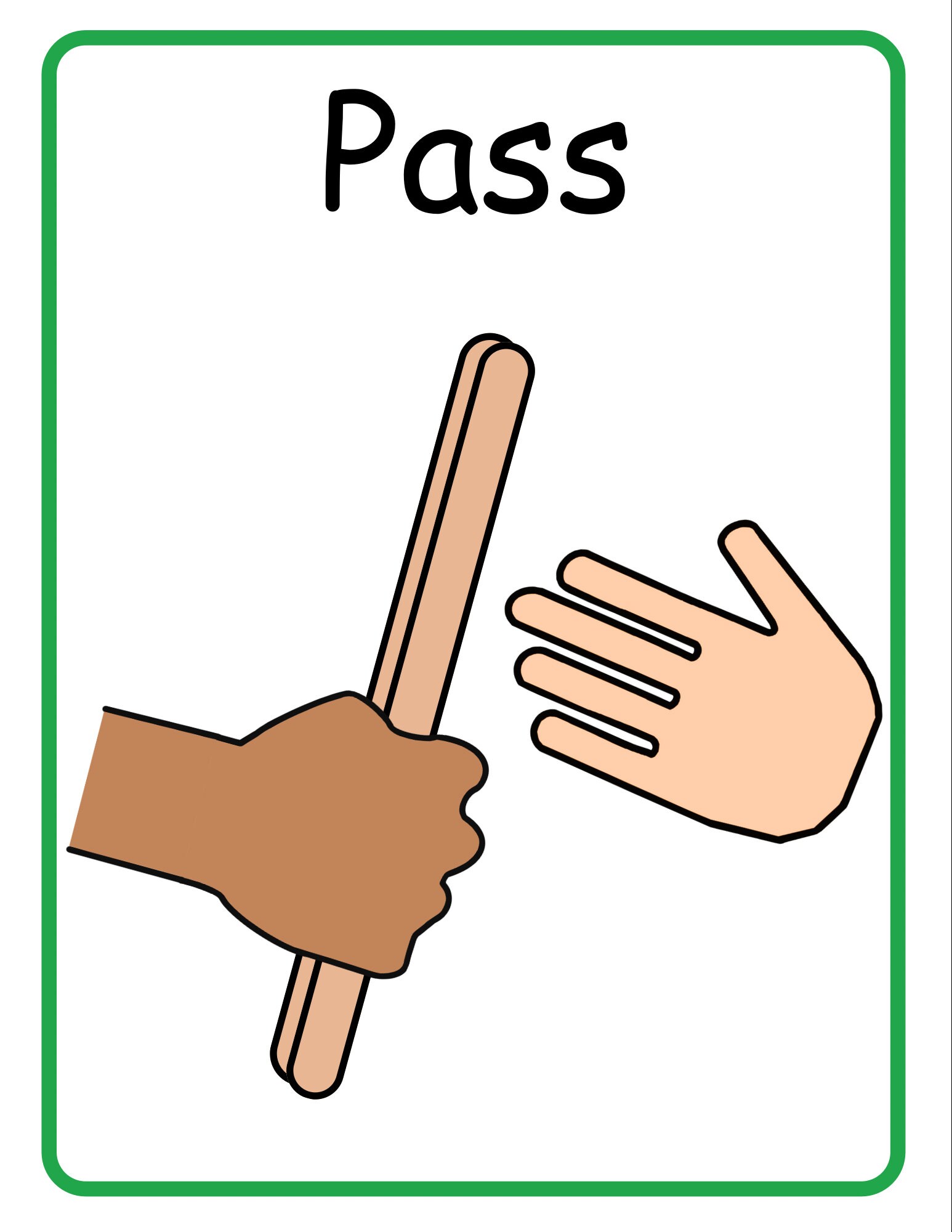 Rhythm Stick Visual for Primary Singing Time Activity Easy Singing Time ...