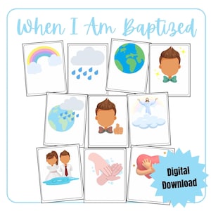 Flipchart for When I Am Baptized LDS Primary Singing Time Pictures Song ...