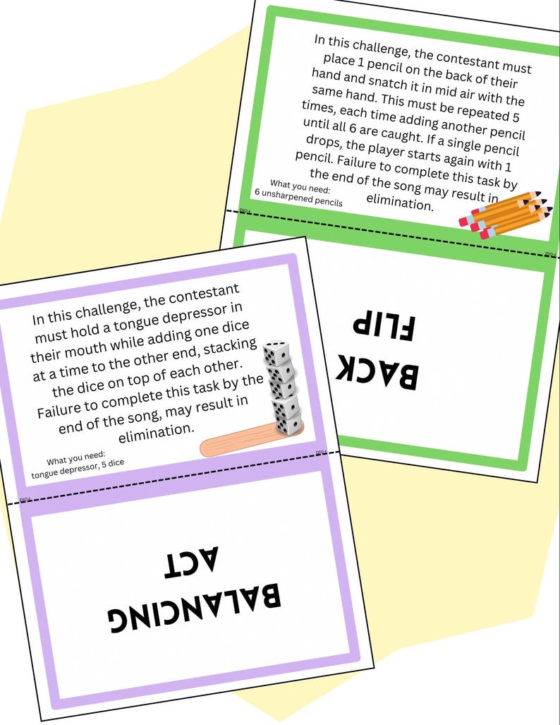 Minute to Win It Primary Singing Time Activity for Reviewing Songs ...