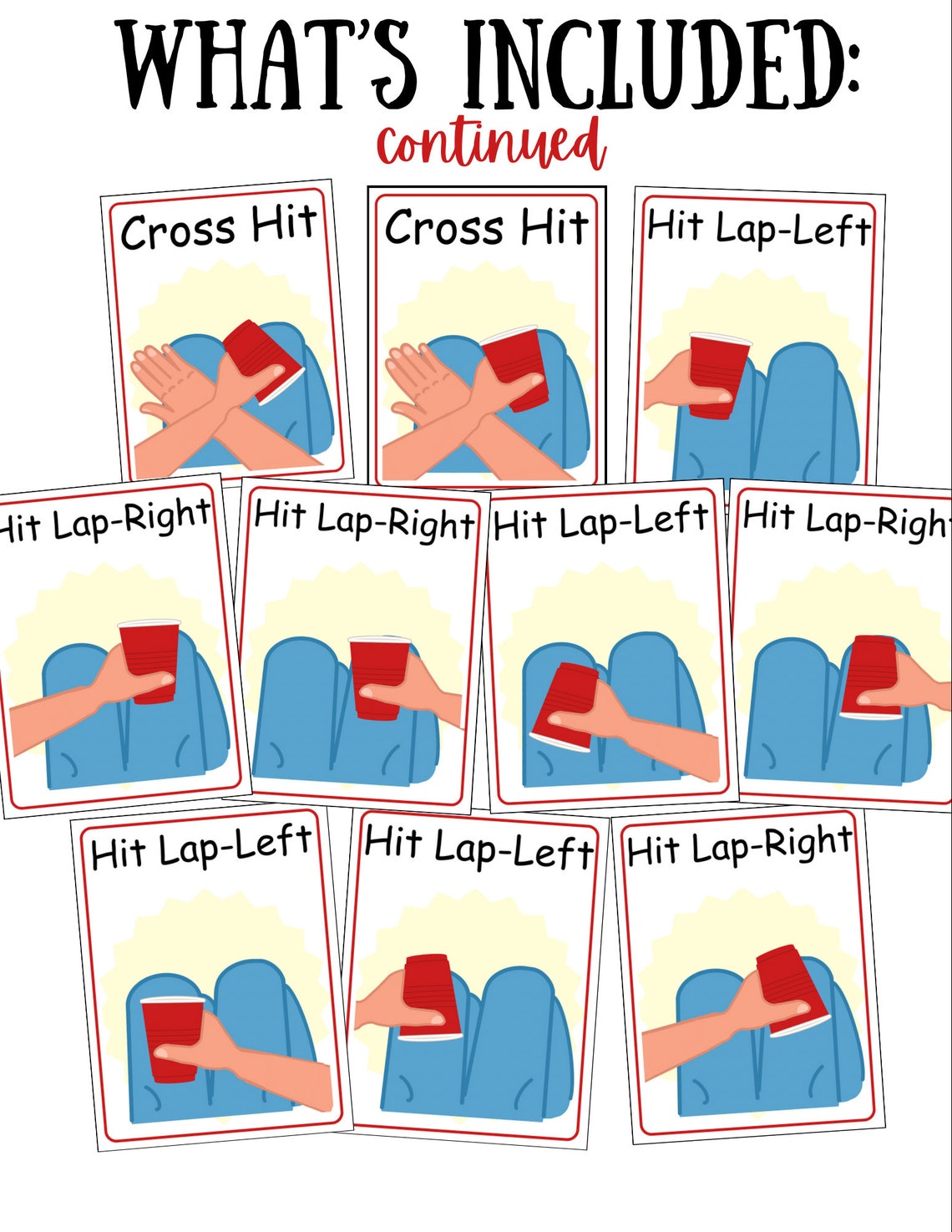 Cup Pattern Visuals for Primary Singing Time Cup Rhythm Graphics Easy ...