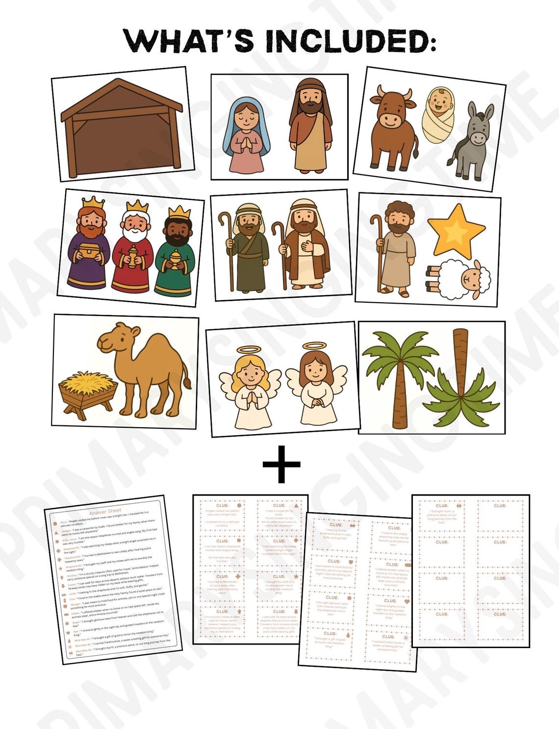 Christmas Nativity Activity • Primary Singing Time • Family Christmas ...