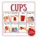 Cup Pattern Visuals for Primary Singing Time Cup Rhythm Graphics Easy ...