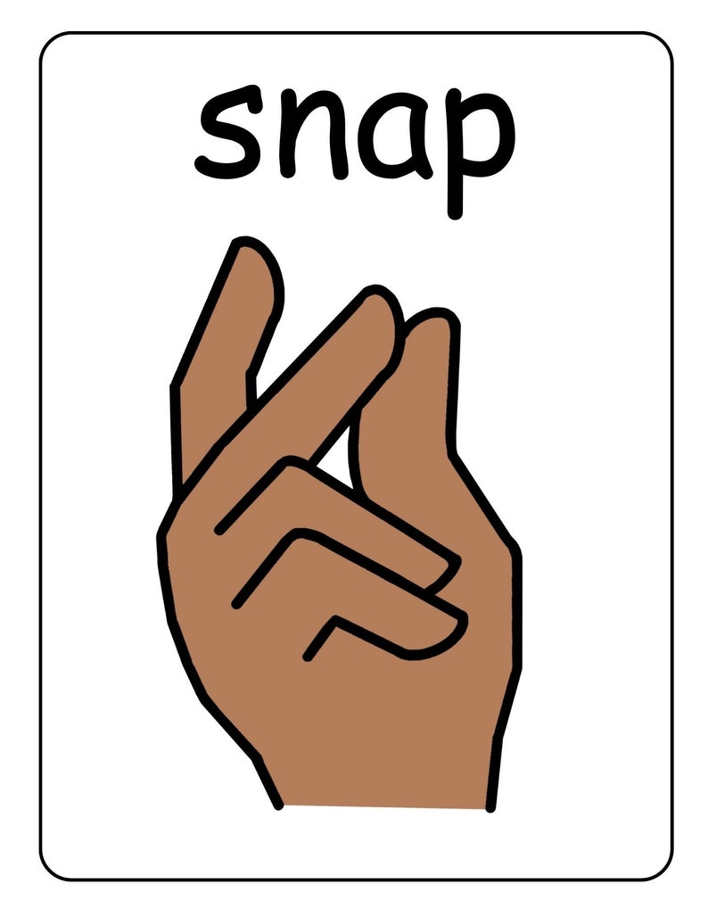 Body Rhythm Singing Time Visual Printable Singing Time Prop for Primary ...