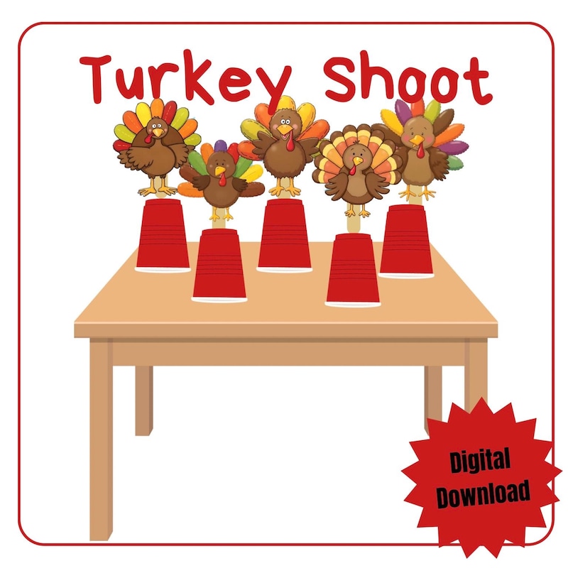 Turkey Feather Game - Etsy