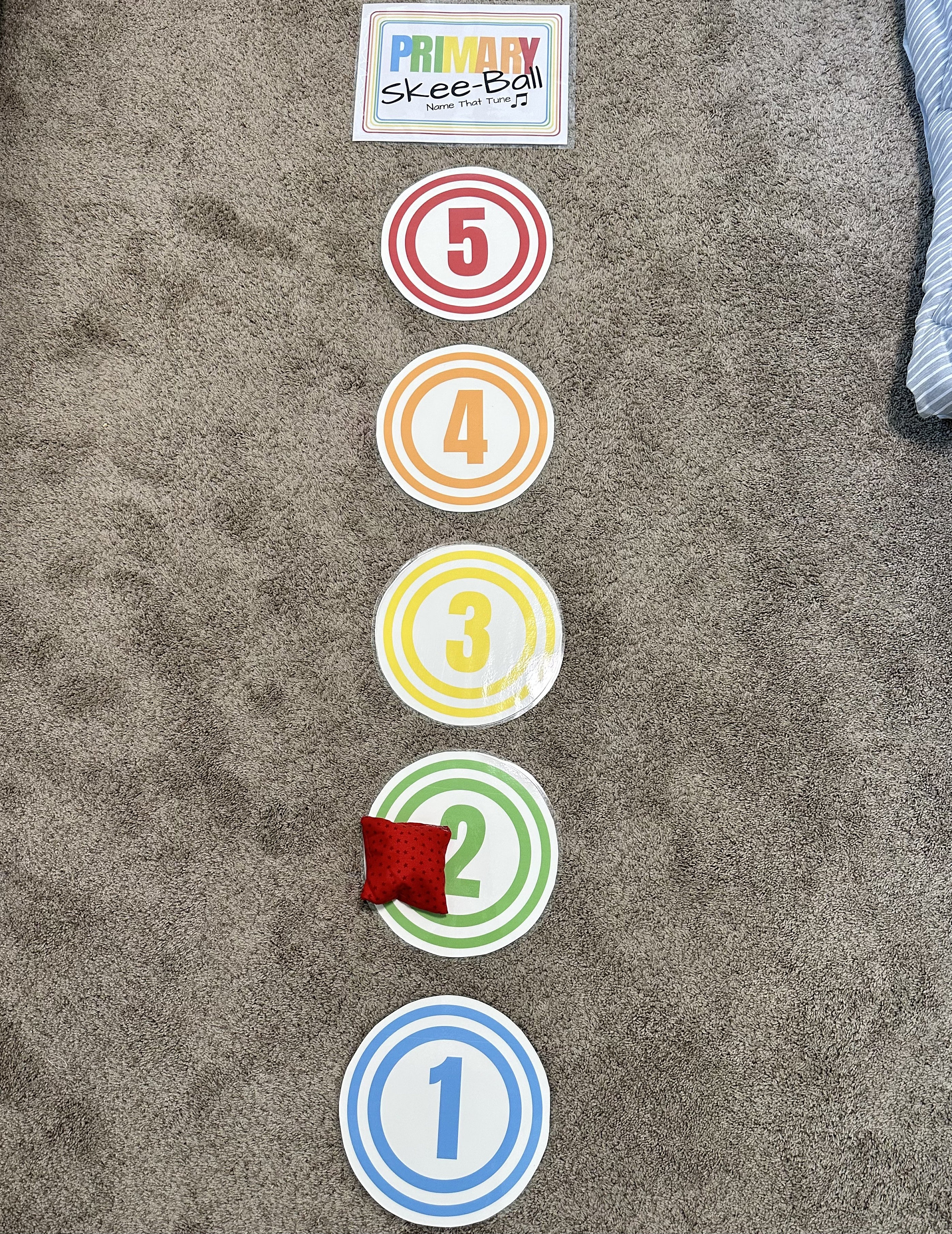 Primary Skee-ball | an EASY Primary Singing Time Activity | | Name That ...