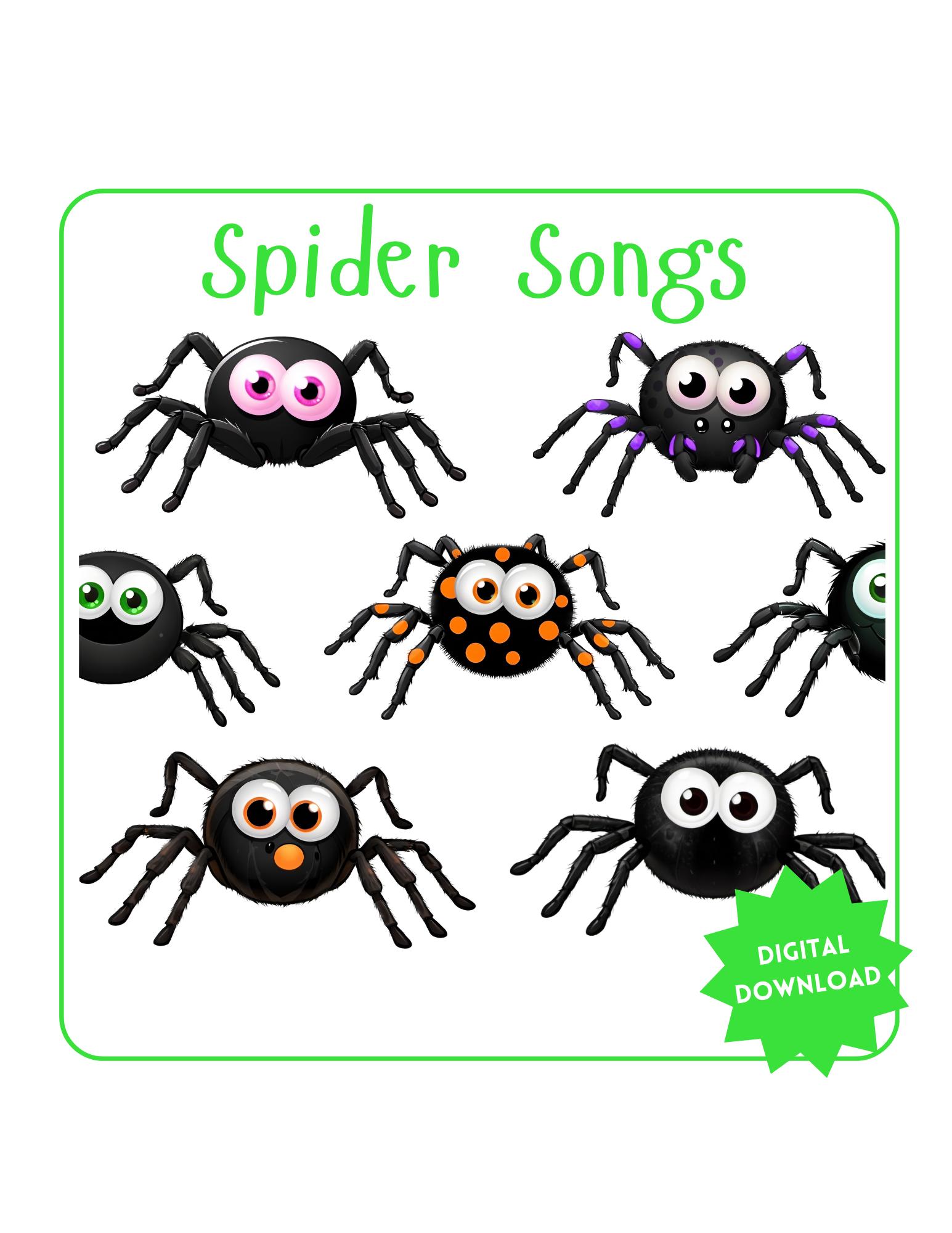 Spider Songs EASY Halloween Singing Time for Primary Halloween Singing ...