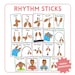 Rhythm Stick Visual for Primary Singing Time Activity Easy Singing Time ...