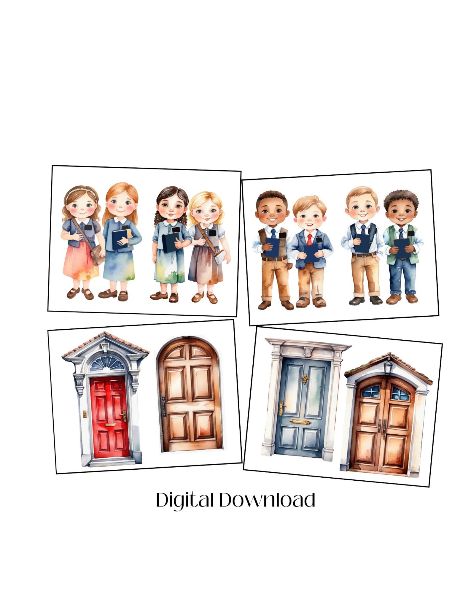 Missionary Knocking Doors Activity for Primary Singing Time Idea ...