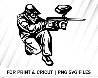 Paintball Svg | Etsy