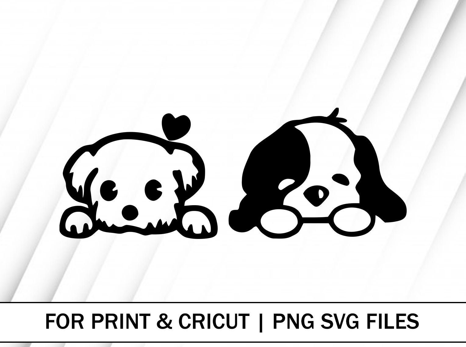 Lindos perros SVG y PNG Archivos Clipart Perros Imprimir SVG | Etsy