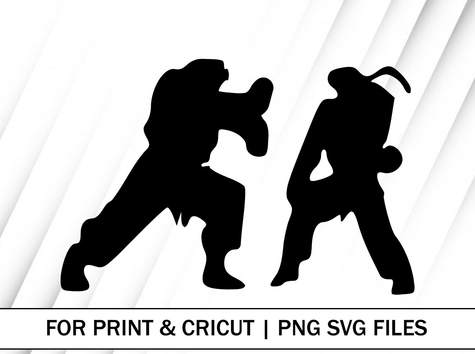Tekken fighters SVG and PNG Files Clipart Tekken fighters | Etsy