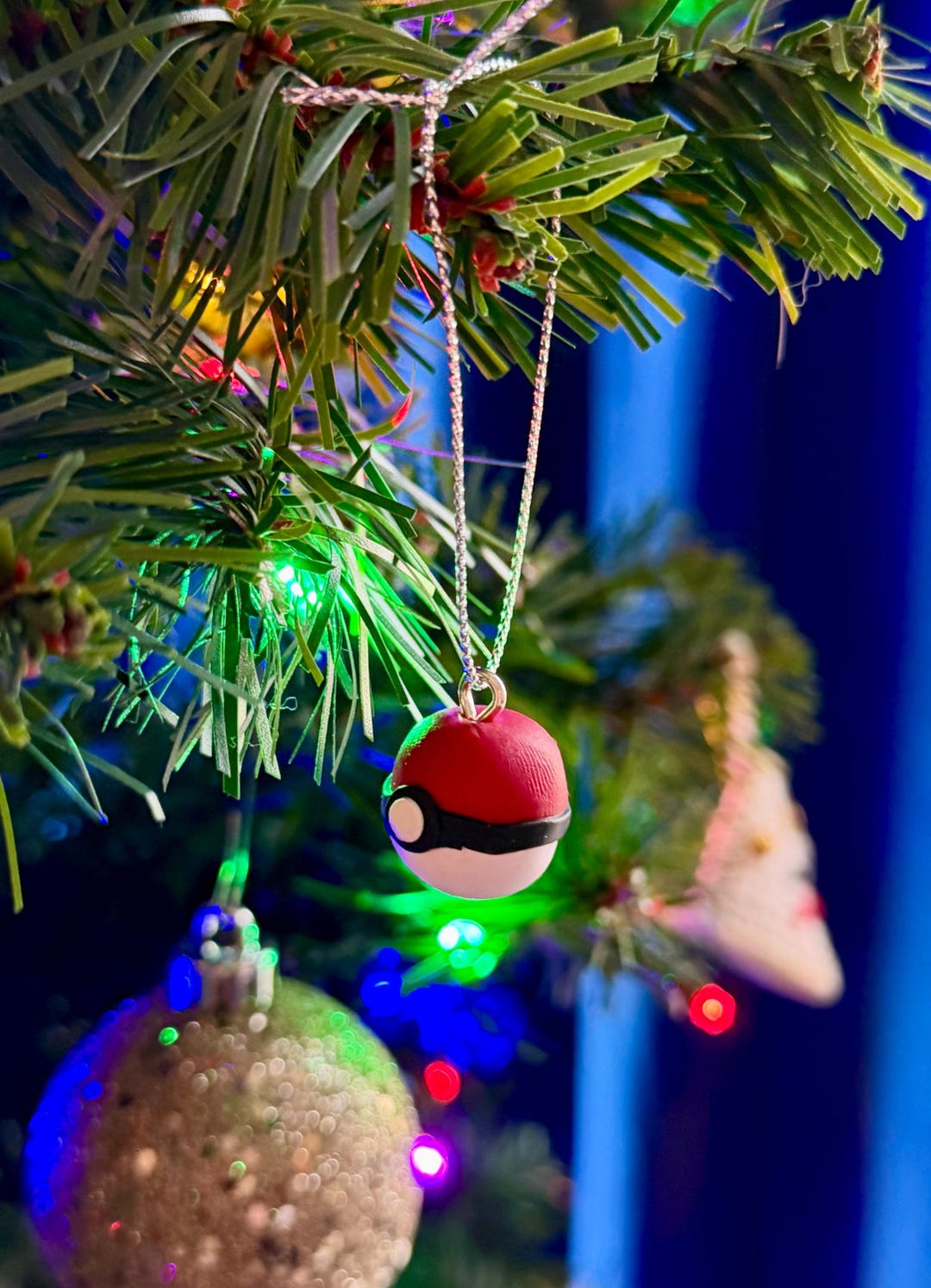 Pokeball | Holiday Ornament | Polymer Clay - Etsy