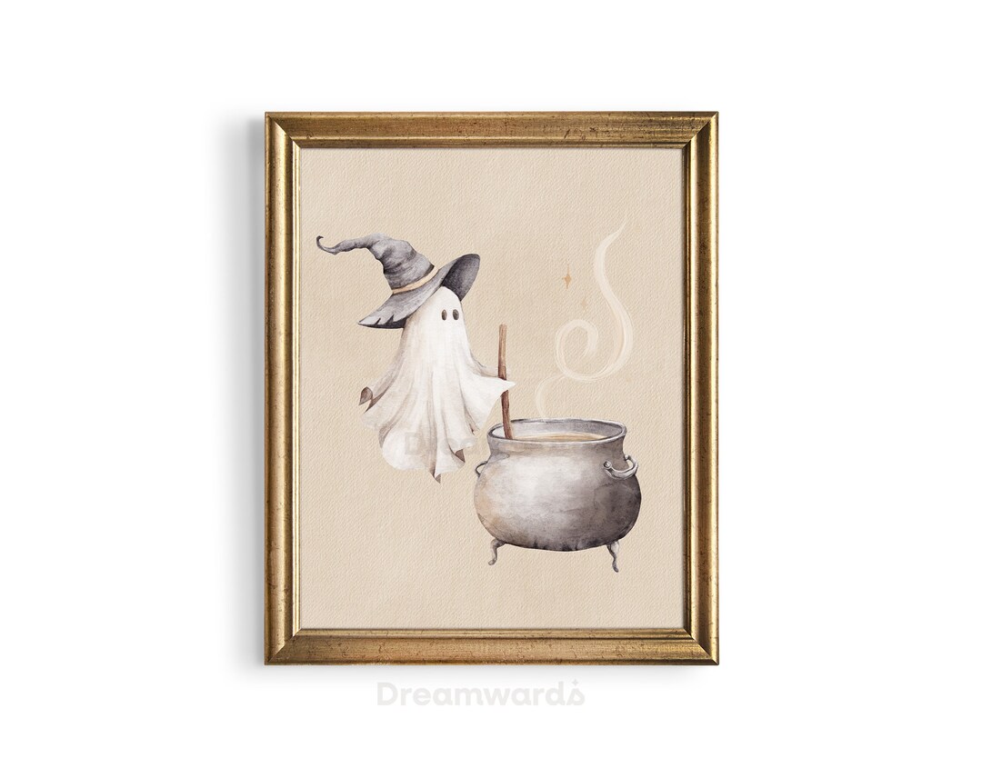 Cauldron of Magic | Halloween Collection | Watercolor Print | Halloween ...