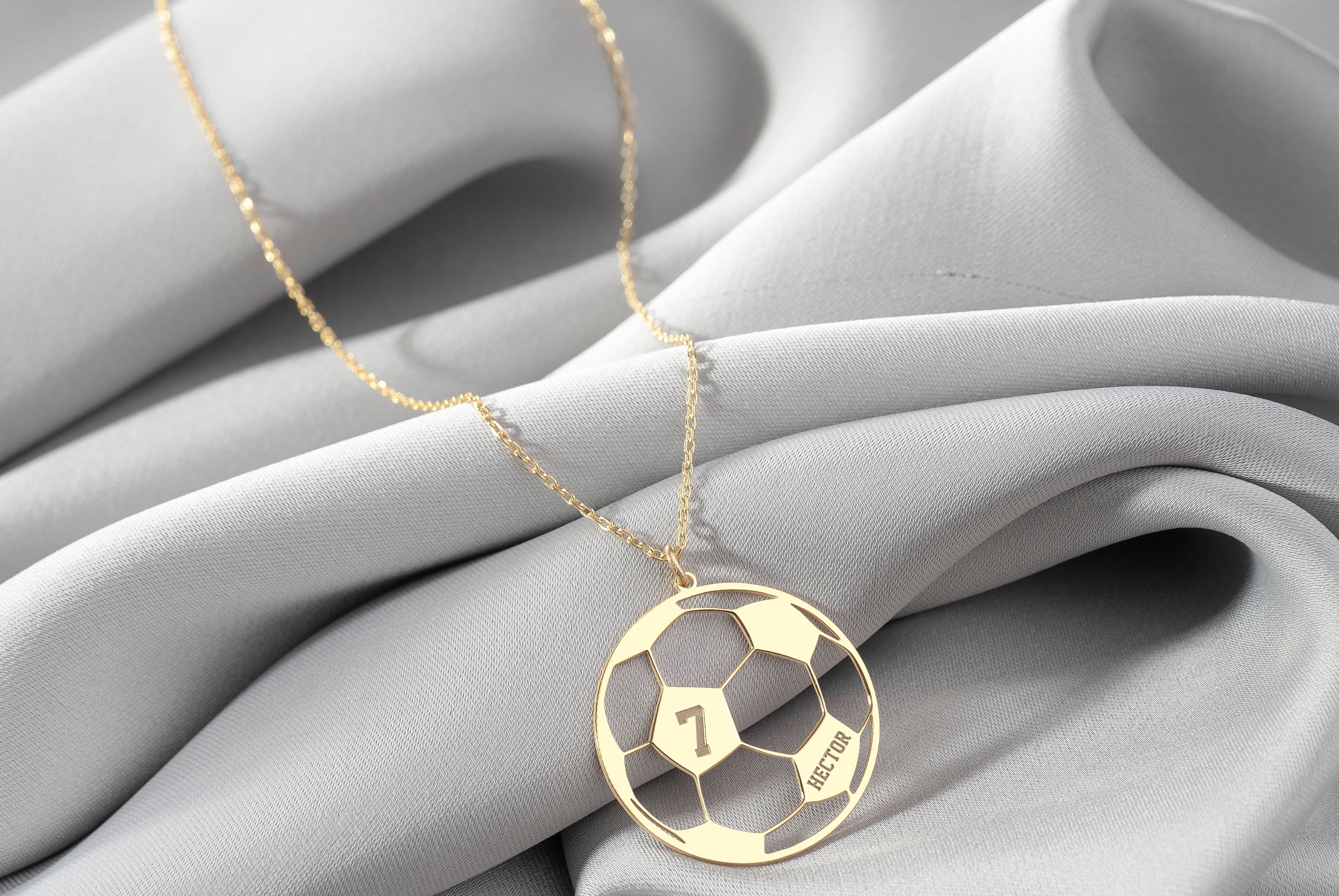 Personalized Soccer Necklace, Sports Necklace, Soccer Mom Gift, Soccer ...