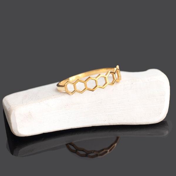 Honeycomb Ring - Etsy