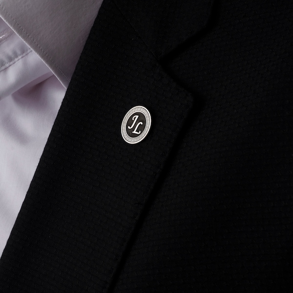 Custom Silver Lapel Pin - Etsy
