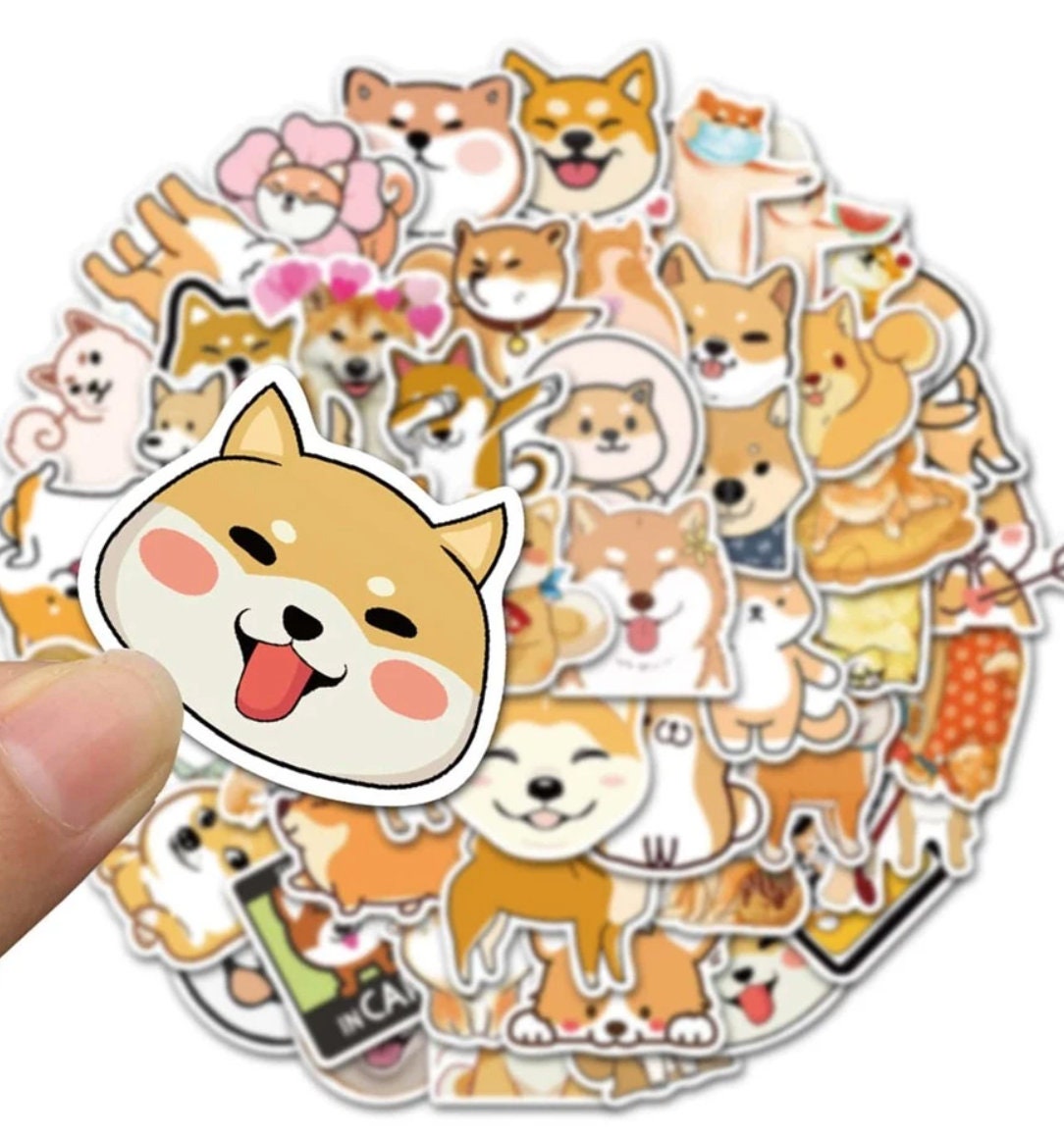 50 / 25 Pack Shiba Inu Stickers Shiba Inu Lover Stickers - Etsy