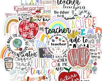 Teacher Laptop Stickers - Etsy