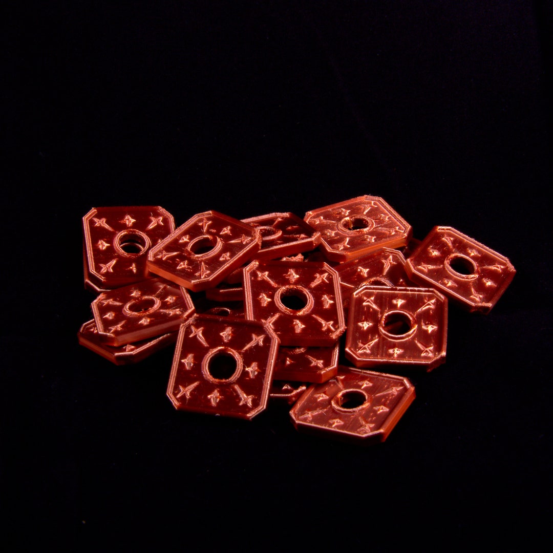 20 Copper Pieces - 3D Printed Coins for D&D and Other Games - Etsy