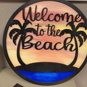 Welcome to the Beach-svg Only-for Laser - Etsy