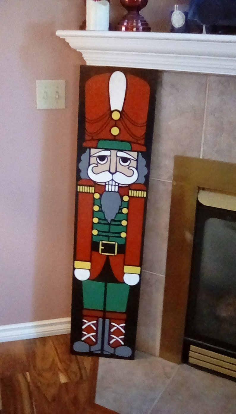 Christmas Nutcracker Porch Leaner - Etsy