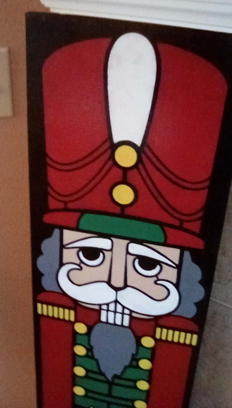 Christmas Nutcracker Porch Leaner - Etsy