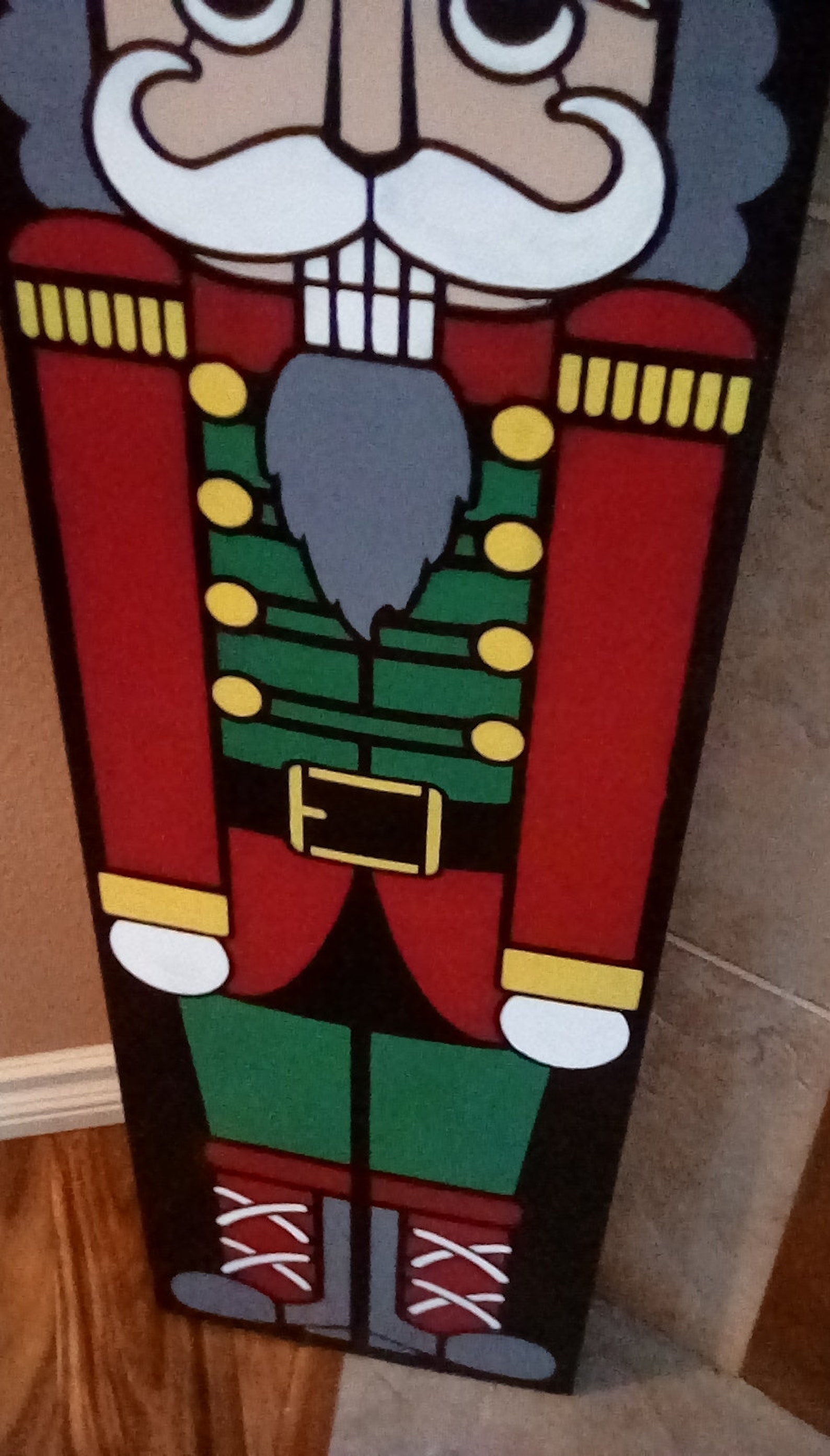 Christmas Nutcracker Porch Leaner - Etsy