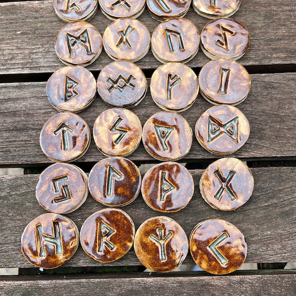 Ceramic Runes - Etsy