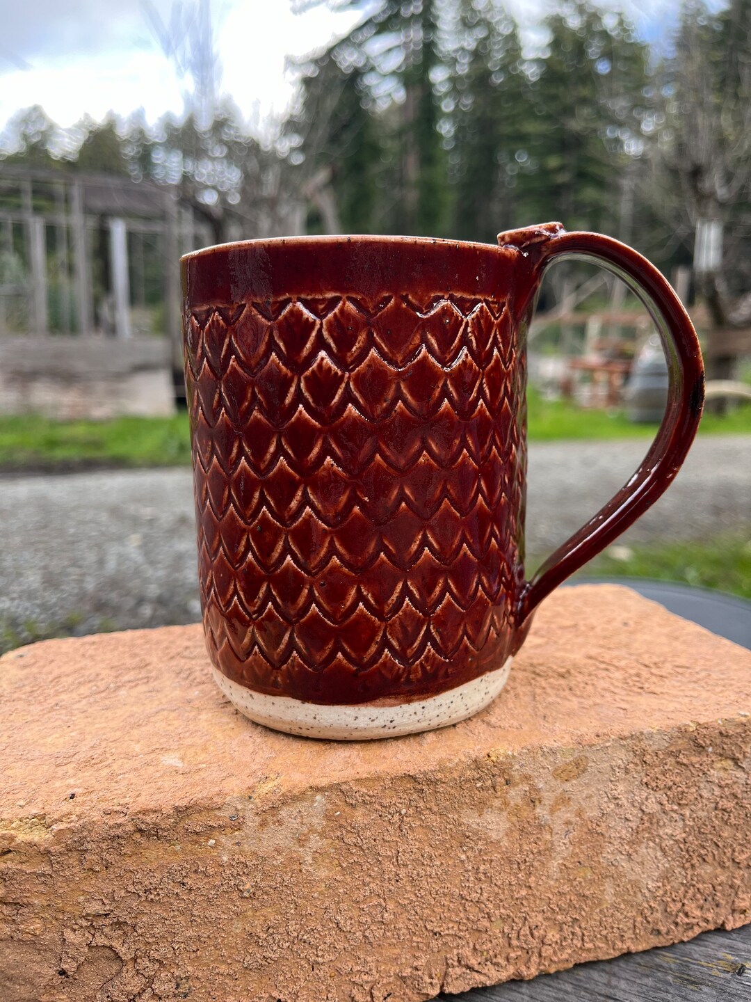 Dragon Mug, Handmade Mug, Dragon Scales, Ceramic Mug, High Fantasy Mug ...