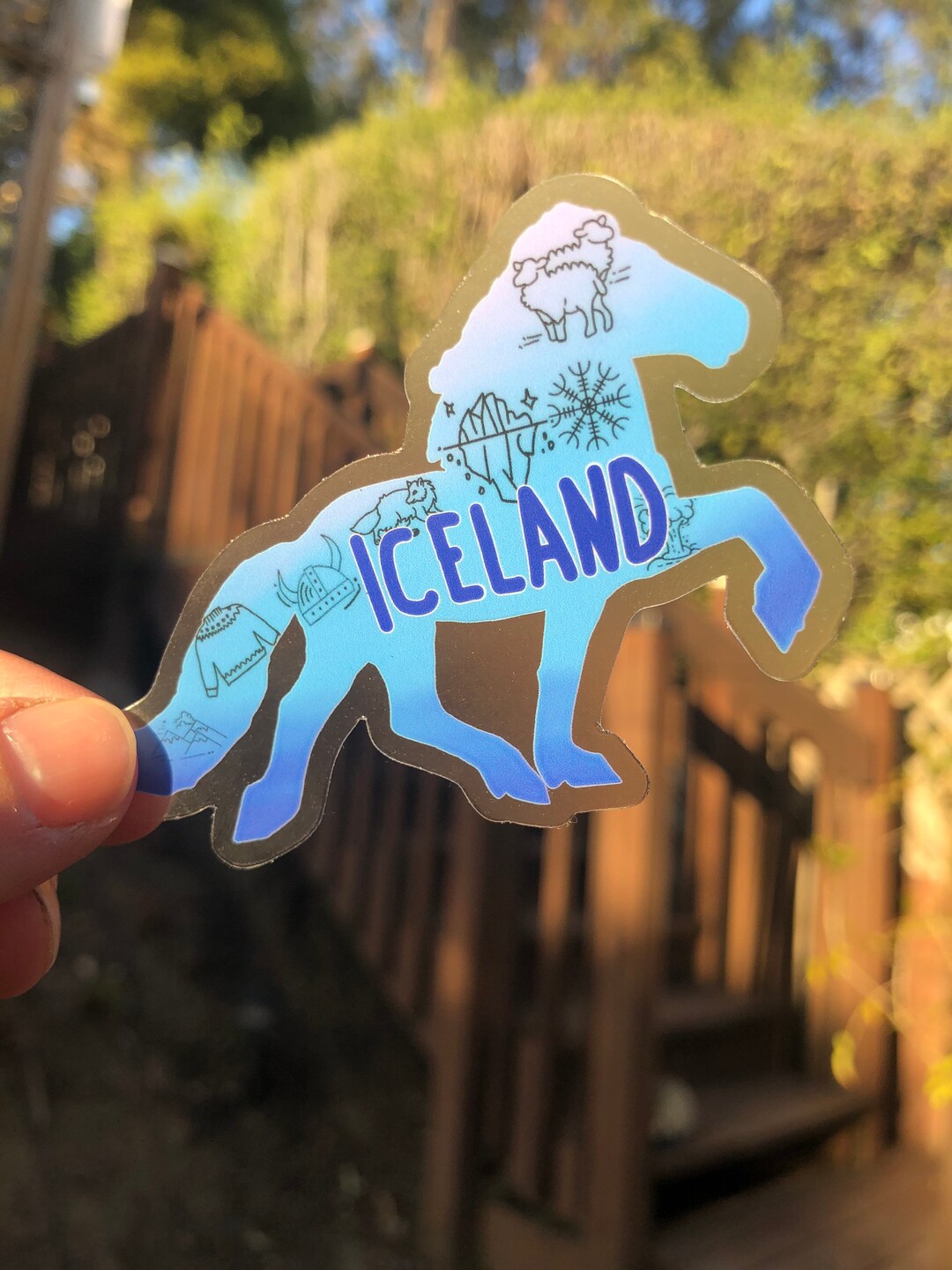Iceland Sticker, Icelandic Sticker, Icelandic Pony, Icelandic Horse ...