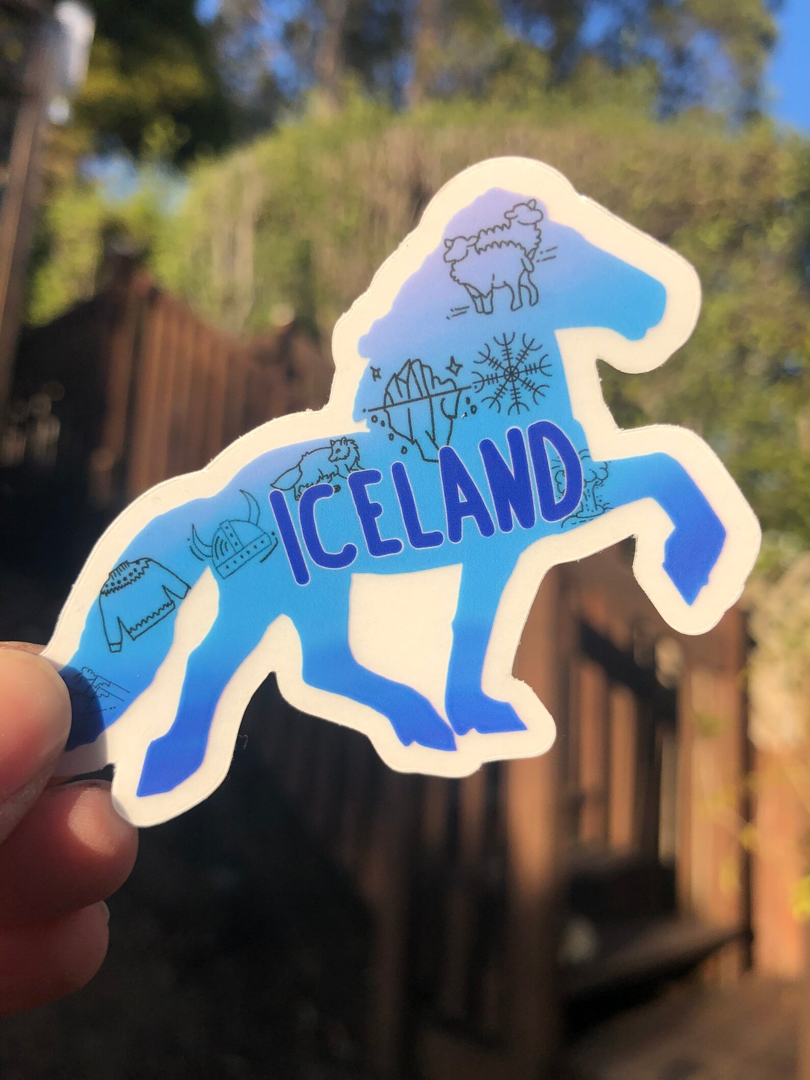 Iceland Sticker Icelandic Sticker Icelandic Pony Icelandic - Etsy