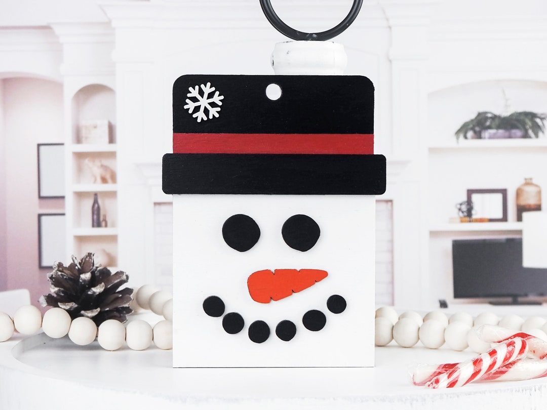 Snowman Gift Card Ornament, Christmas Ornament, Holiday Gift, Festive ...