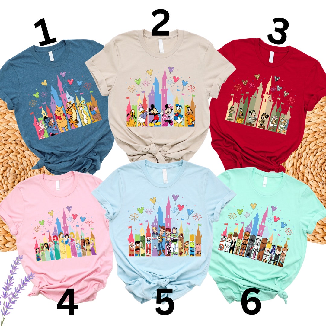 Disney Castle Group Shirts, Castle Family Shirts, Family Group Shirts ...