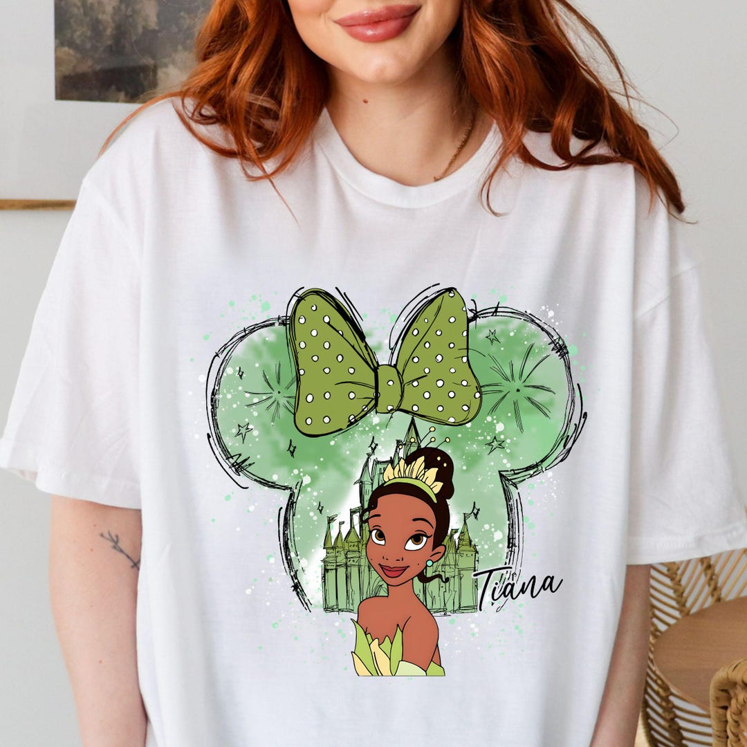 Disney Tiana Shirt, Princess and the Frog, Minnie Ears Tiana, Disney ...