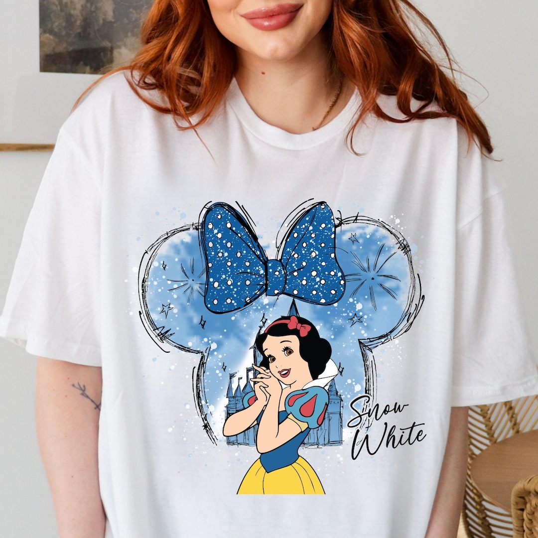 Disney Snow White Shirt, Snow White Watercolor Minnie Ears Themed ...