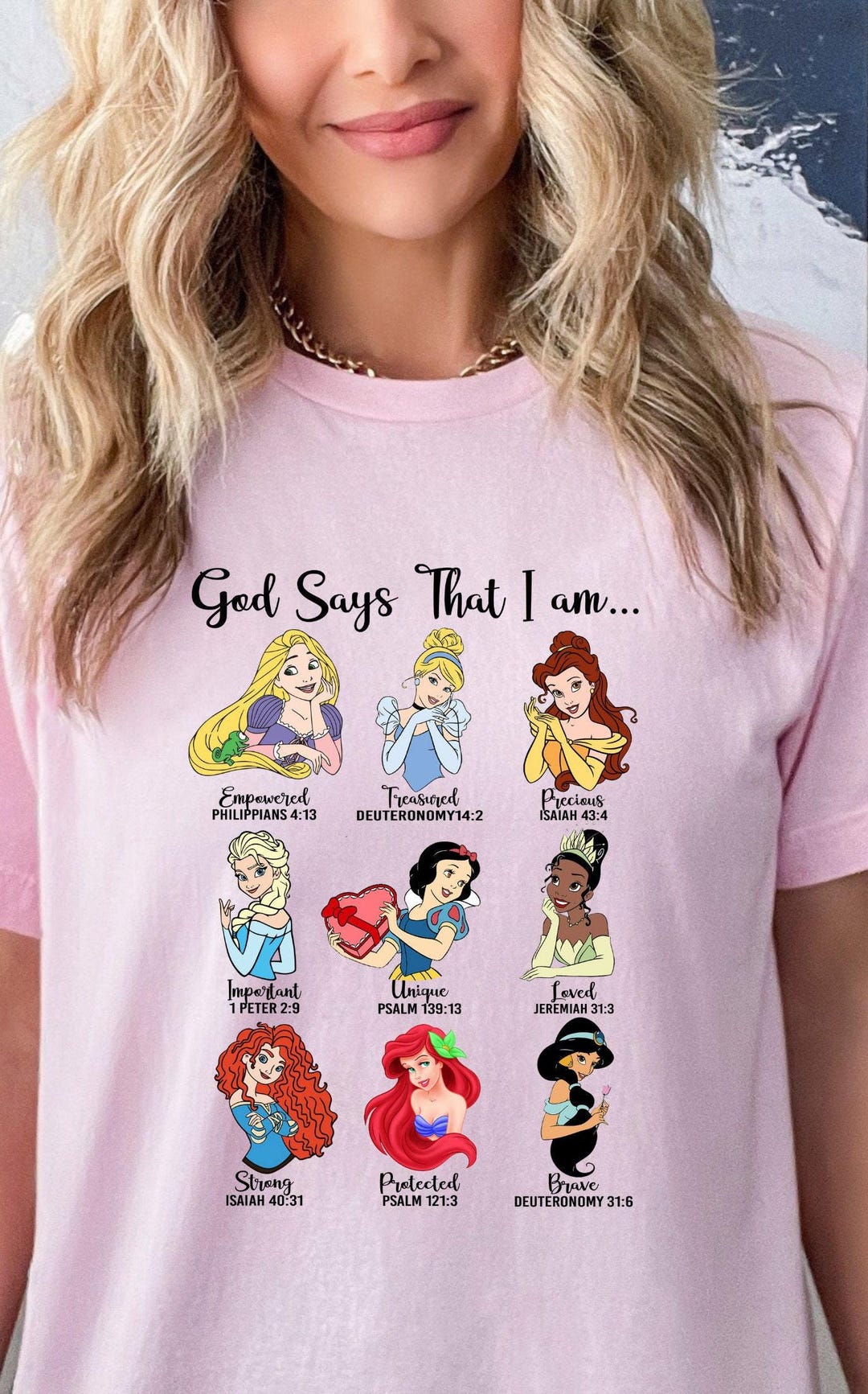 God Says That I Am Princess Shirt, Disney Christian Shirt, Disney God ...