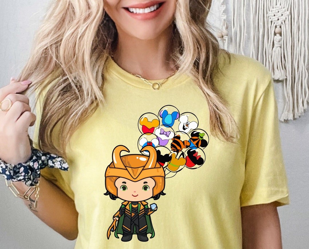 Loki Variant With Balloons, Lady Loki Shirt, Disney Loki Shirt, Marvel ...