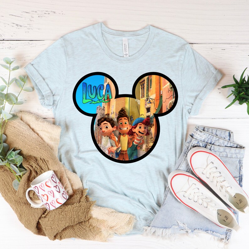 Luca Ears T-shirt Luca Disney Shirts Disney World Mickey - Etsy