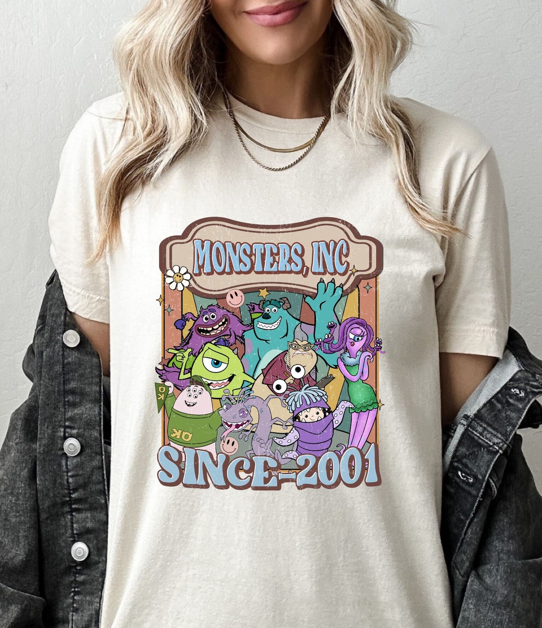 Retro Monsters Inc Shirt, Monsters Inc EST 2001 Shirt, Disney Monsters ...