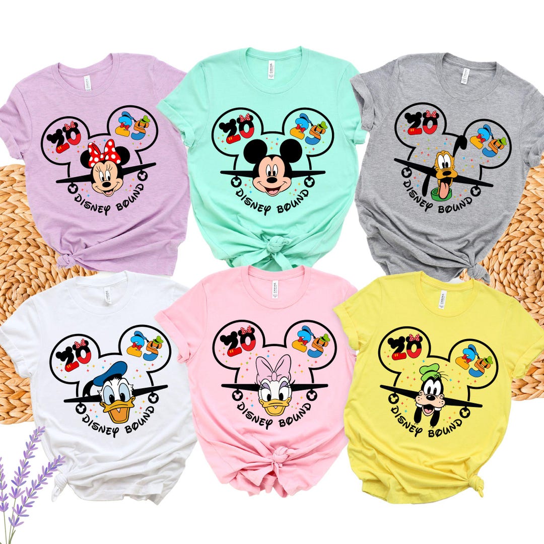 Disney Bound 2025 Unisex Shirt, Disney Trip 2025 Disney Group Trip ...