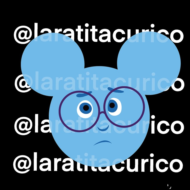 Pack 16 PNG Mickey Mouse Head Pixar - Etsy