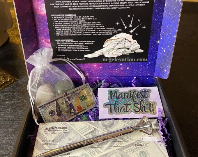 The New Moon Abundance Box (law of Attraction, Alchemy Tool Kit) - Etsy