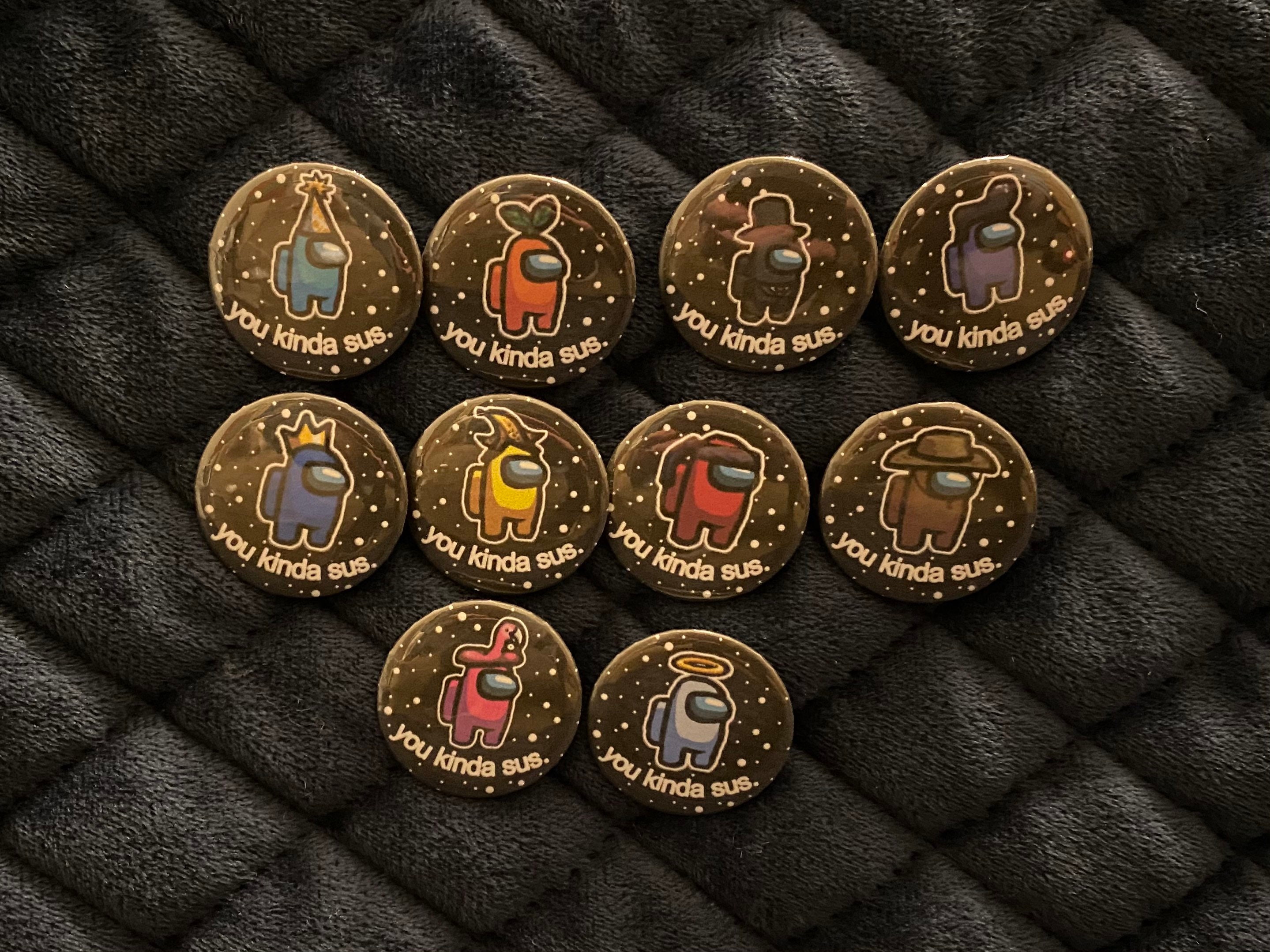 Among Us Pinback Buttons | Etsy