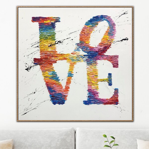 Abstract Love Art - Etsy