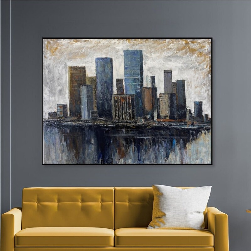Abstract Cityscape - Etsy
